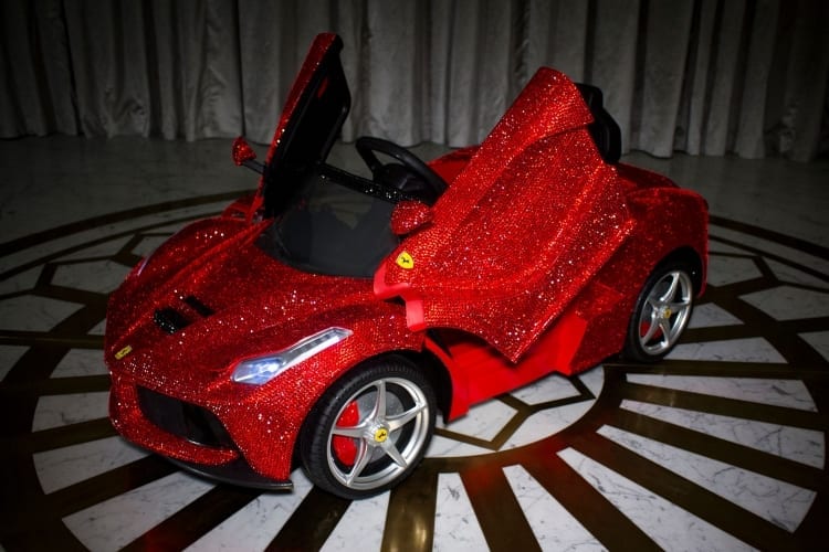 Top 5 Cars Covered in Swarovski Crystals - - Ferrari, Lamborghini, Mercedes
