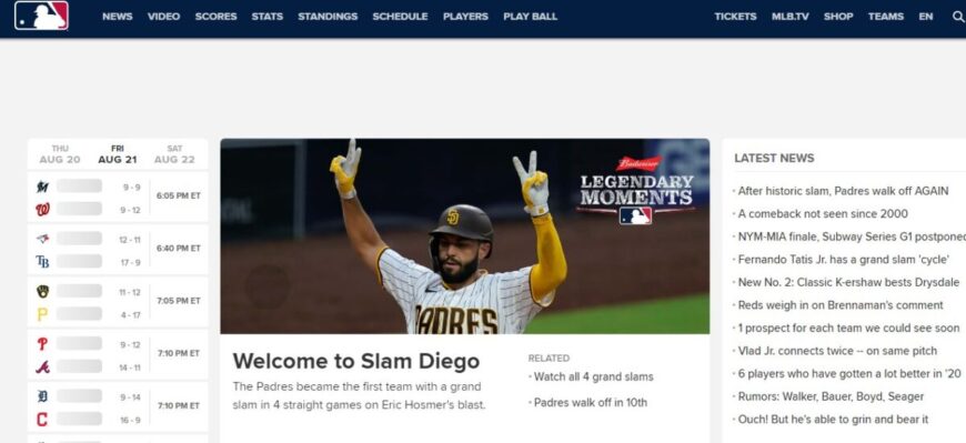 8 Most Popular Baseball (MLB) Websites 2021 - Foreign Policy
